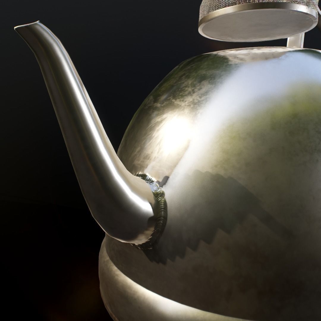 High Poly Teapot Game Asset 3D model | CGTrader