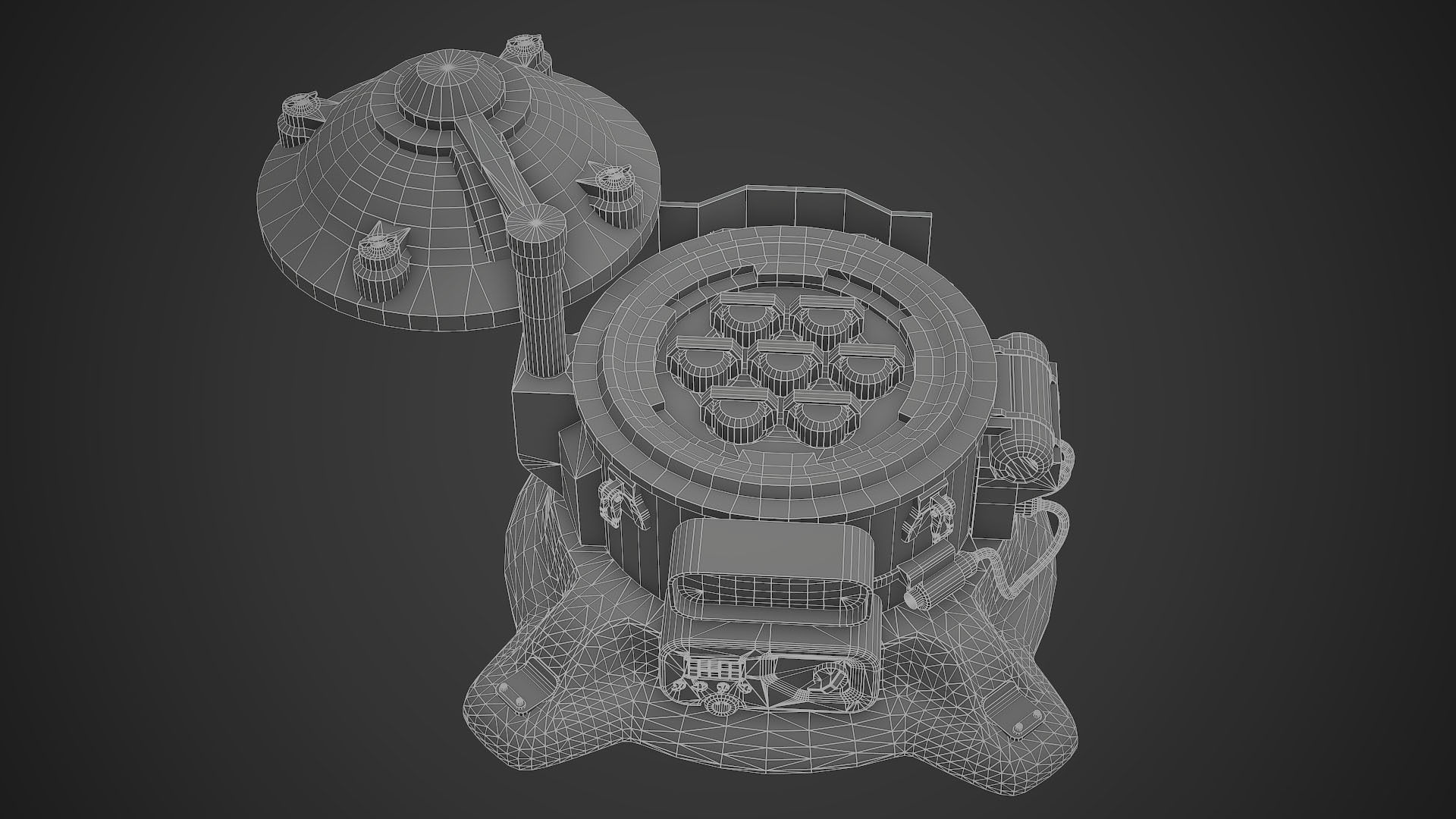 3D model Nuclear Generator VR / AR / low-poly animated | CGTrader