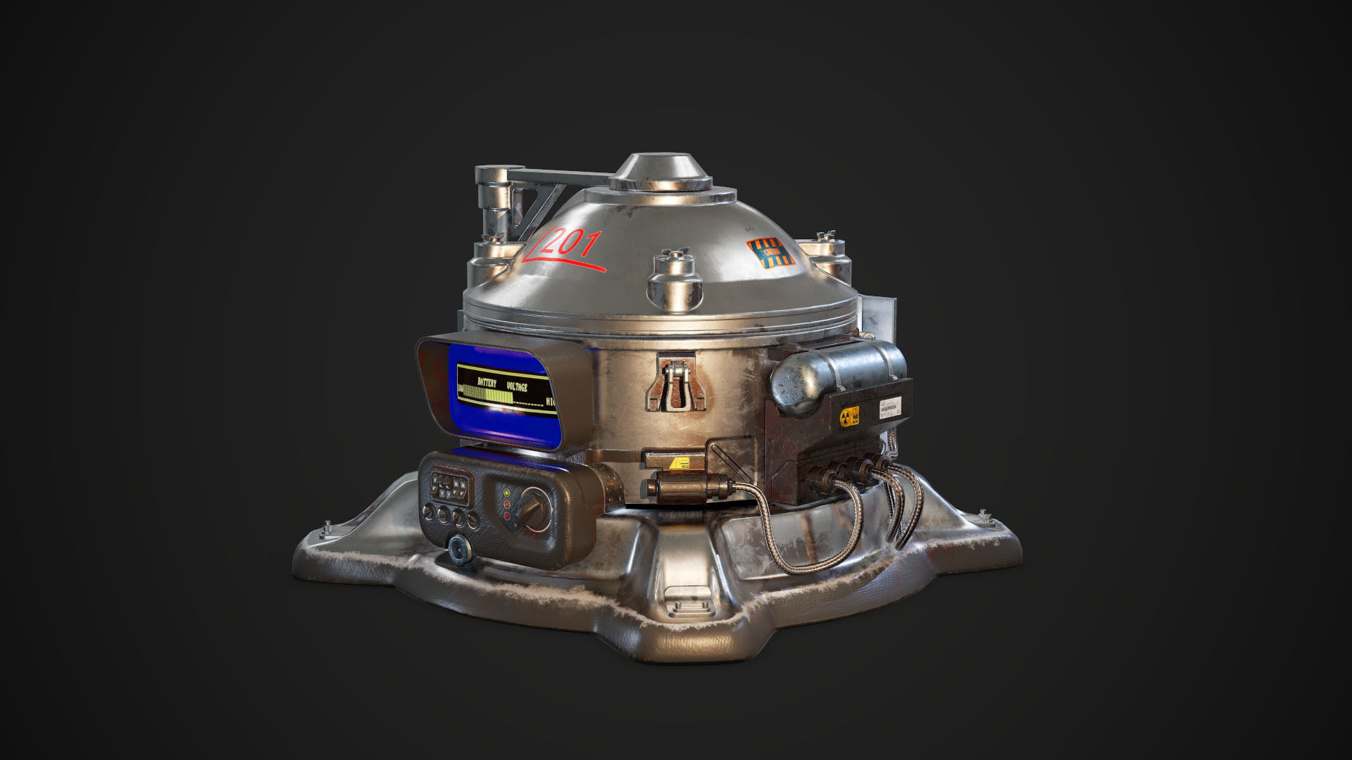 3D model Nuclear Generator VR / AR / low-poly animated | CGTrader