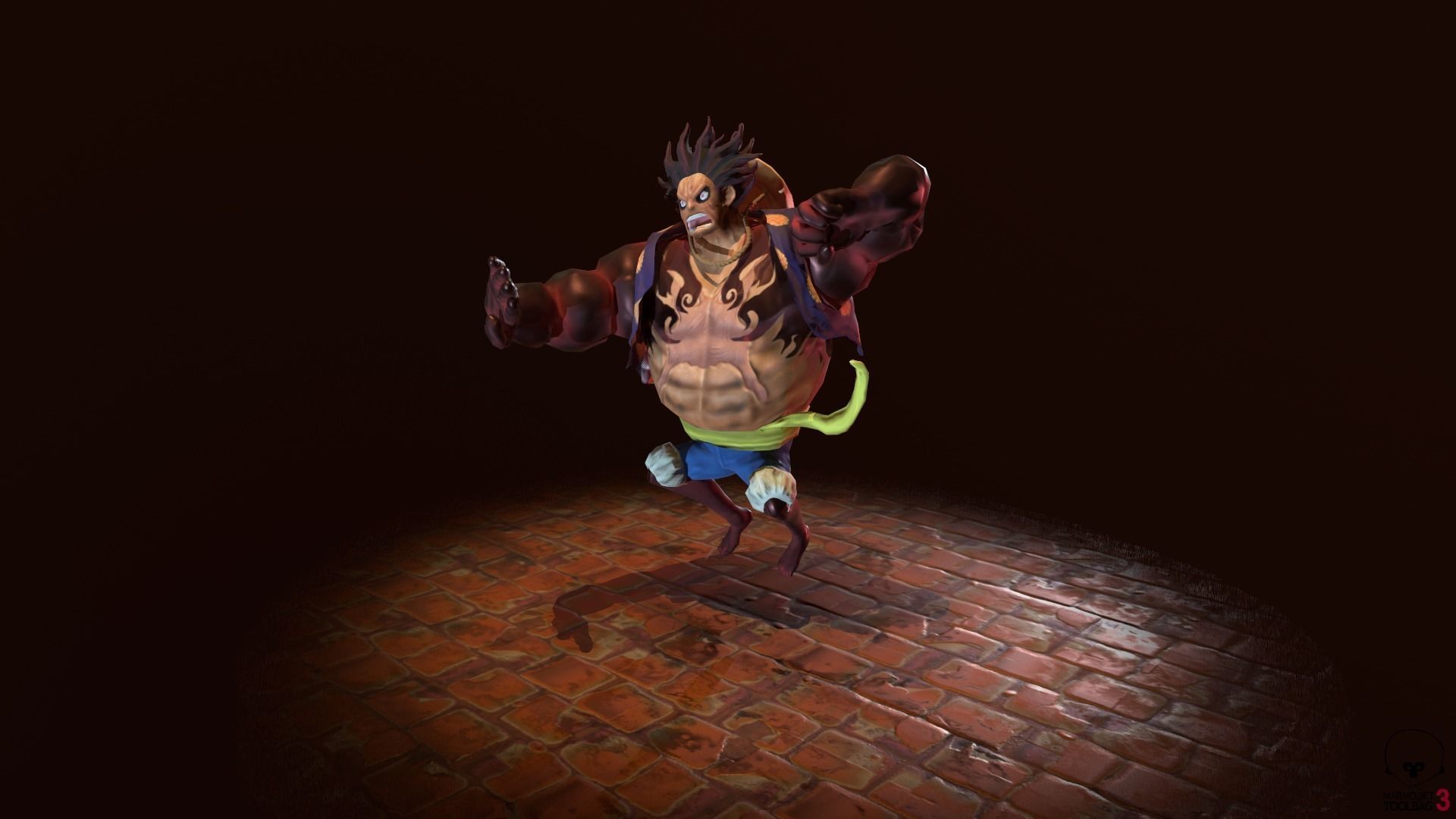 3D model Luffy Gearfour VR / AR / low-poly | CGTrader