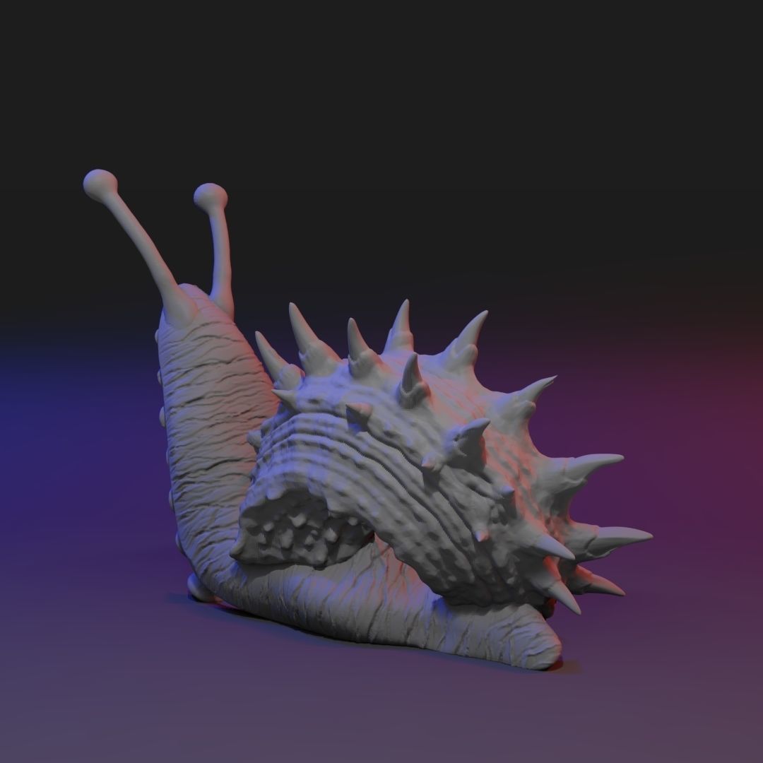 Snail monsters - Sea Maggots 3D model 3D printable | CGTrader