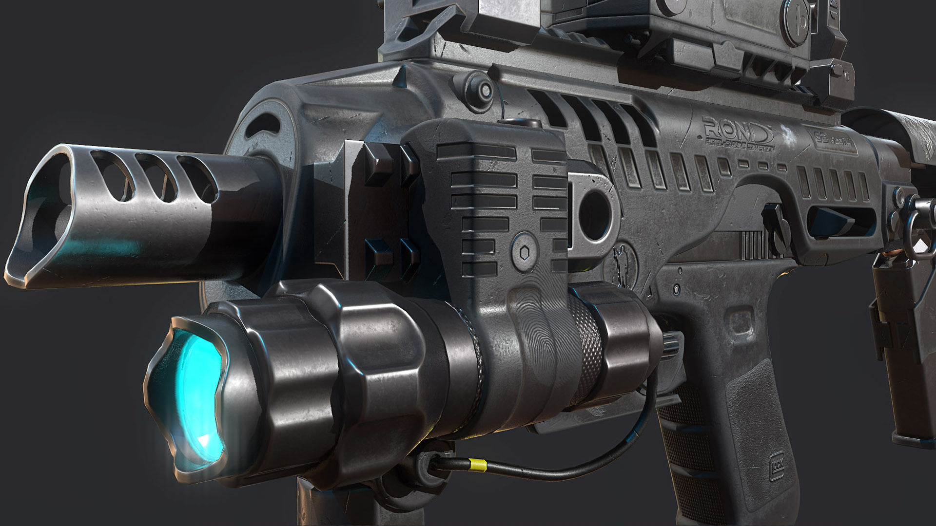 3D model Roni Carbine PBR VR / AR / low-poly | CGTrader