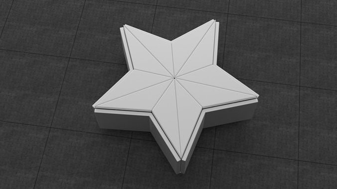 Star Decoration free 3D model 3D printable | CGTrader