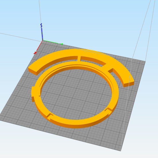 Circles photo frames 3D model 3D printable | CGTrader