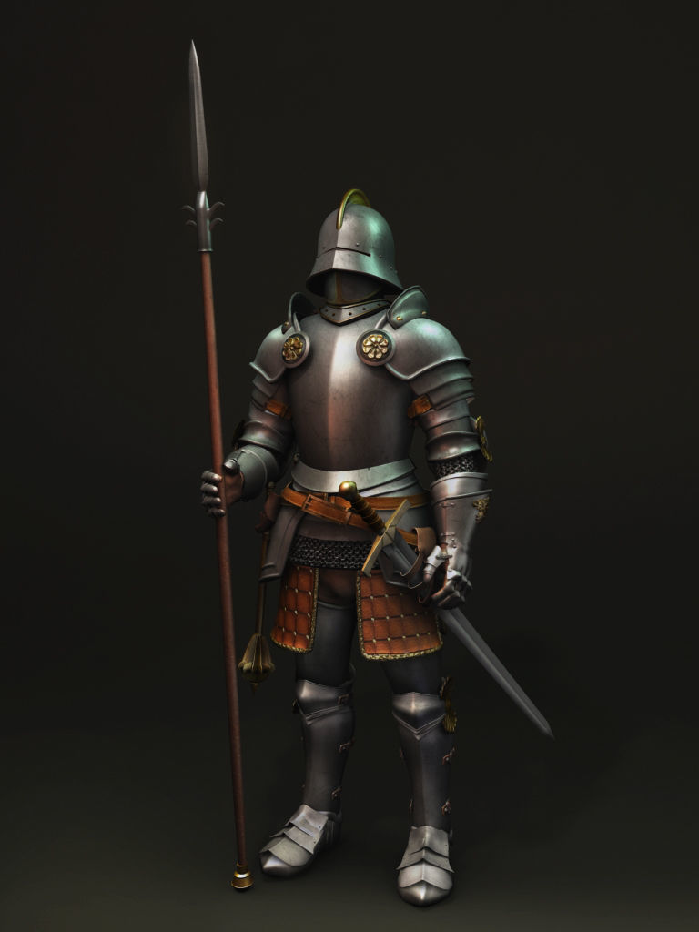 Knight 3D armour | CGTrader
