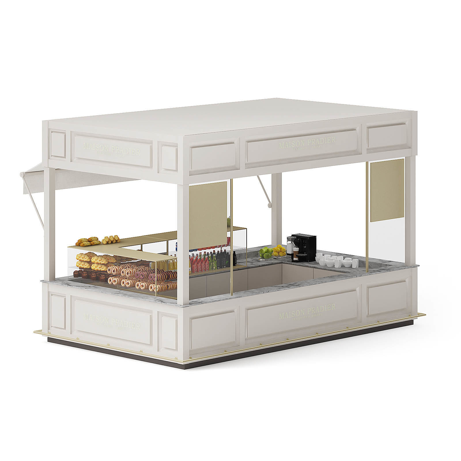 Food Stall 3D Model 3D model | CGTrader