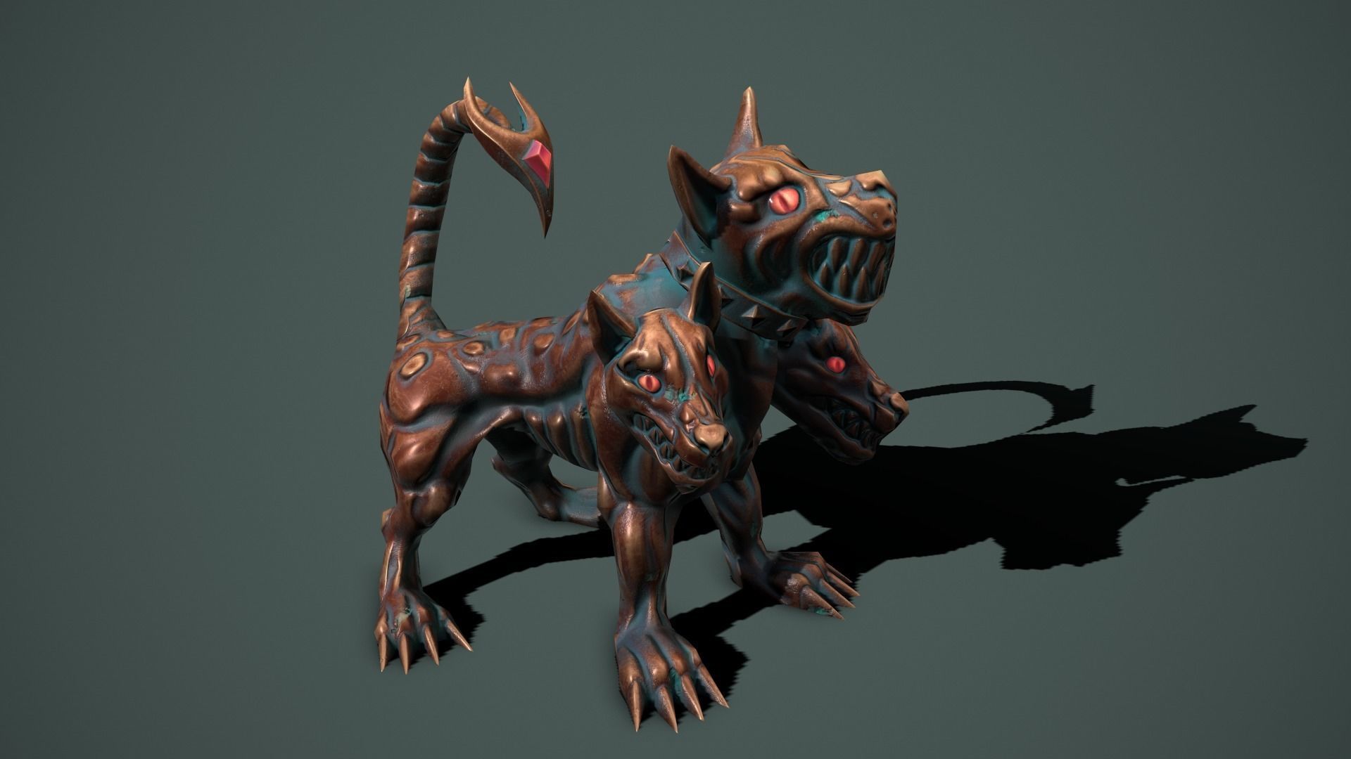 3D model Statue cerberus VR / AR / low-poly | CGTrader