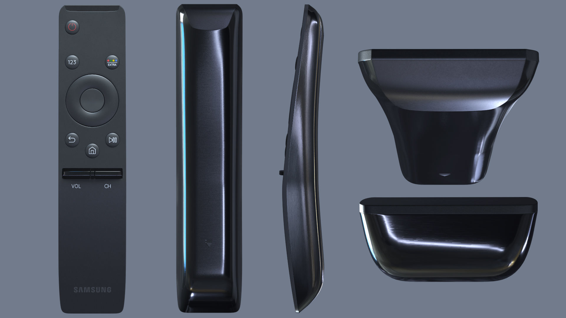 Samsung Smart TV Remote 3D model | CGTrader