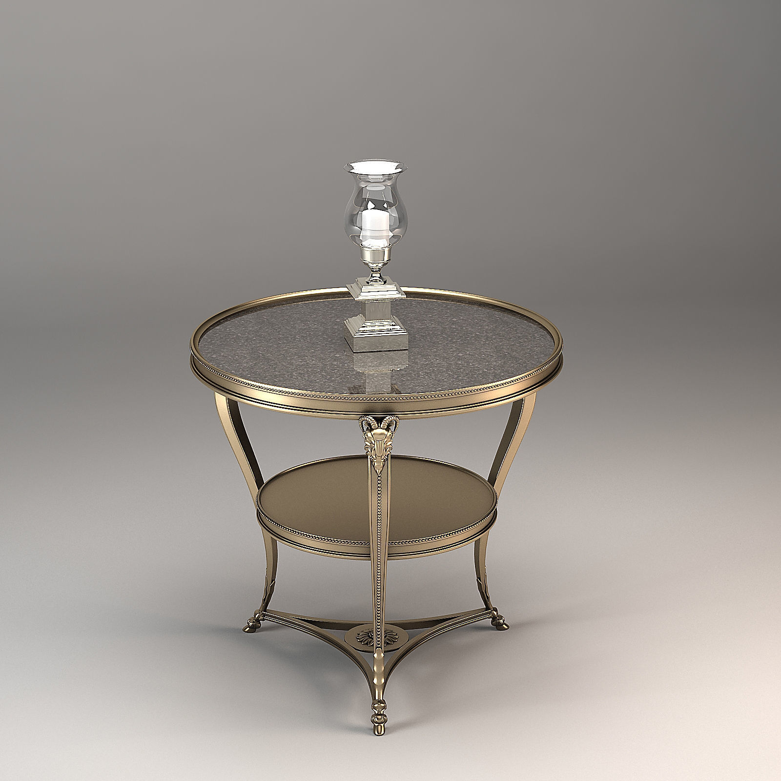 0572 Table Provasi classic D70x69h 3D model | CGTrader