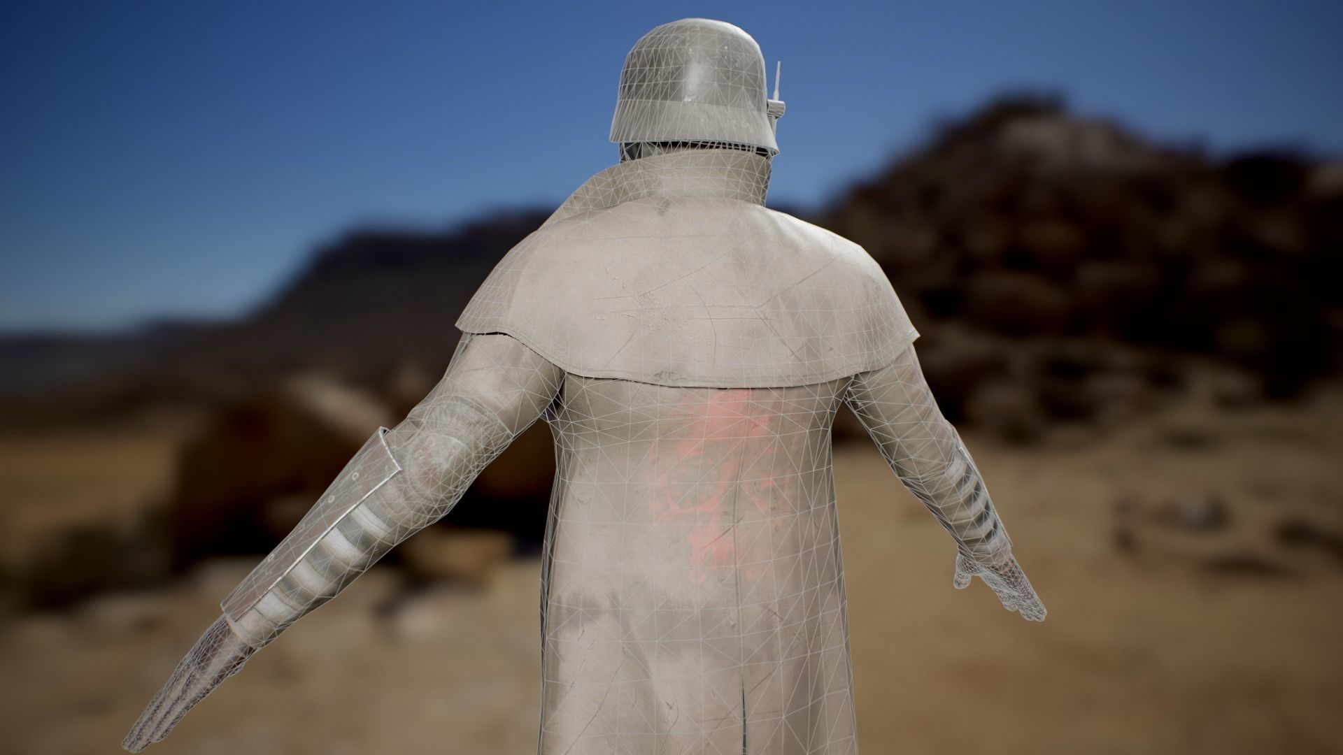 3D model Desert Ranger Armor VR / AR / low-poly | CGTrader