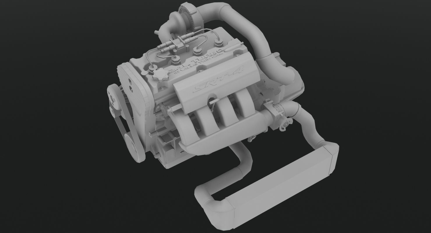 3D model Chrysler EDV EDT Turbo engine VR / AR / low-poly | CGTrader