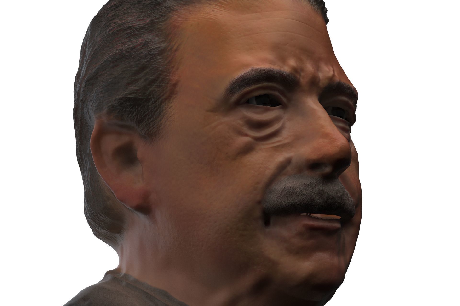 3D model Raul Ricardo Alfonsin president of Argentina VR / AR / low ...