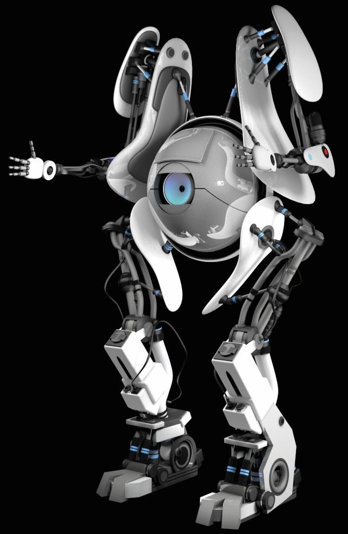 Portal 2 Atlas 3D model | CGTrader