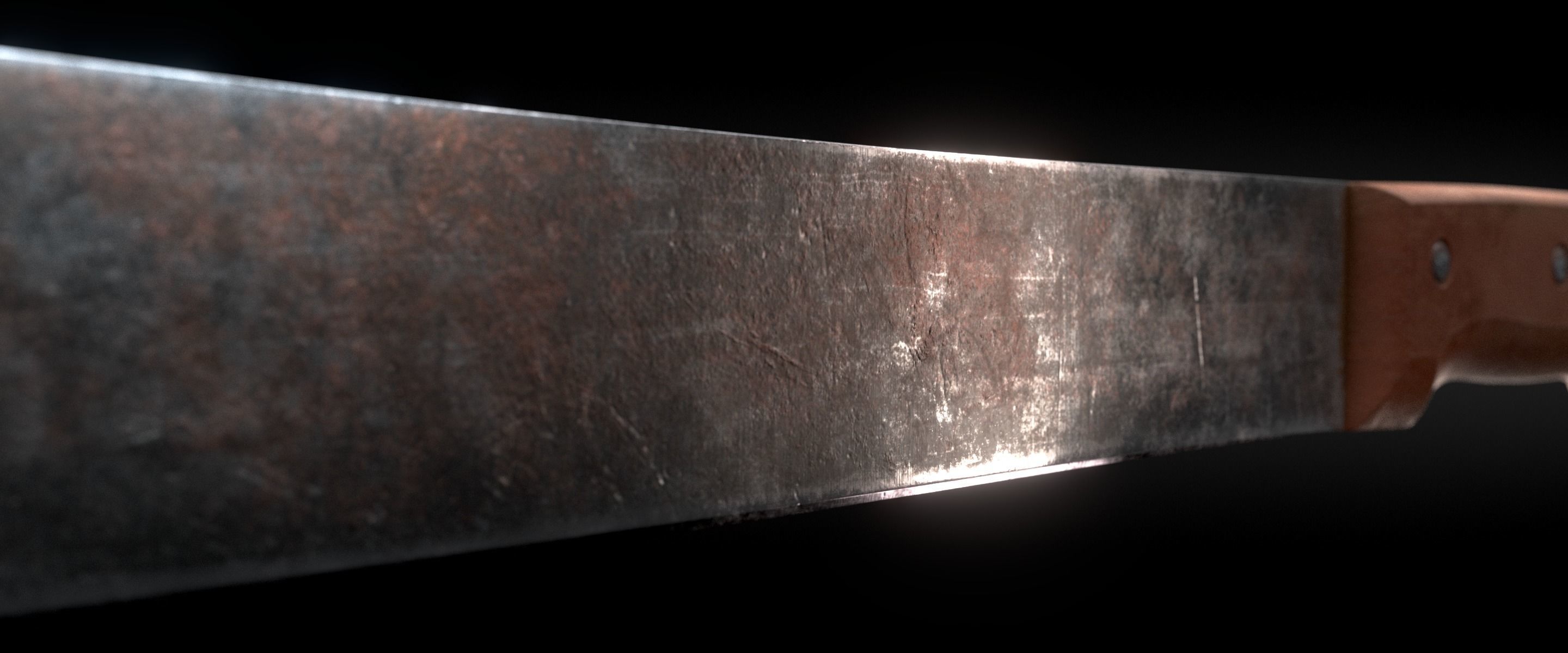 Rusty Machete 3D model | CGTrader