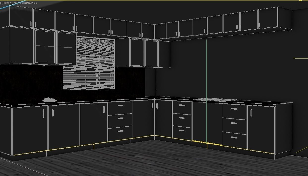 kitchen design 3D model | CGTrader