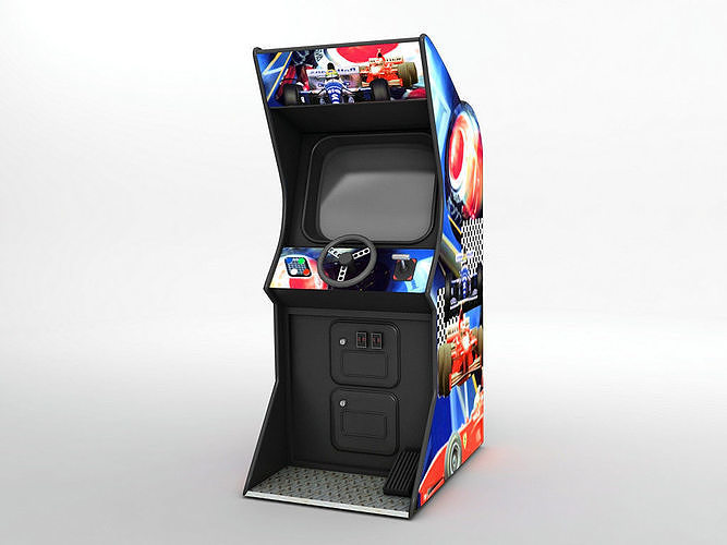 3D model Arcade Video Game Racing VR / AR / low-poly | CGTrader