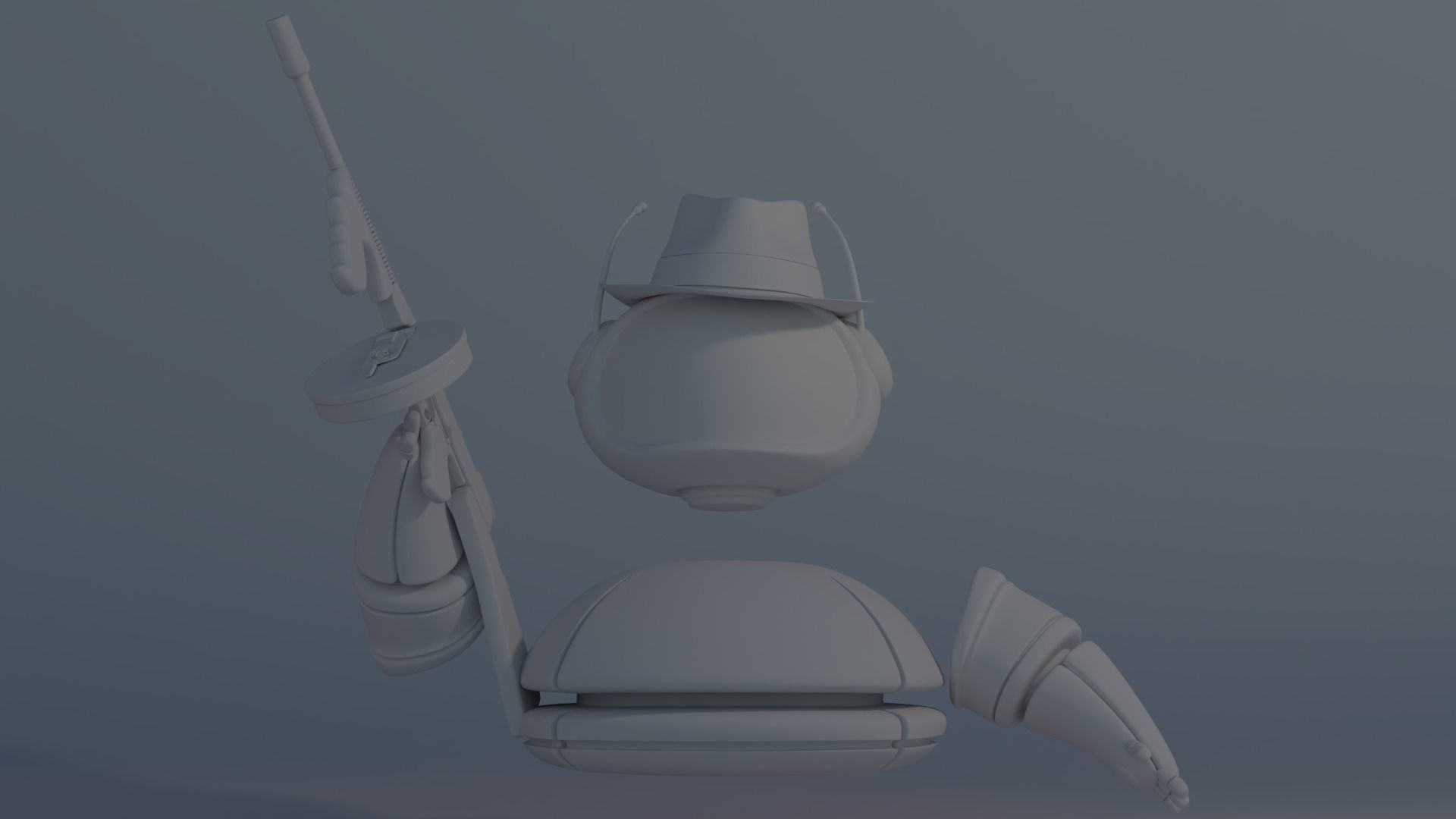 Assistant Droid - Gangster Glitch 3D model | CGTrader