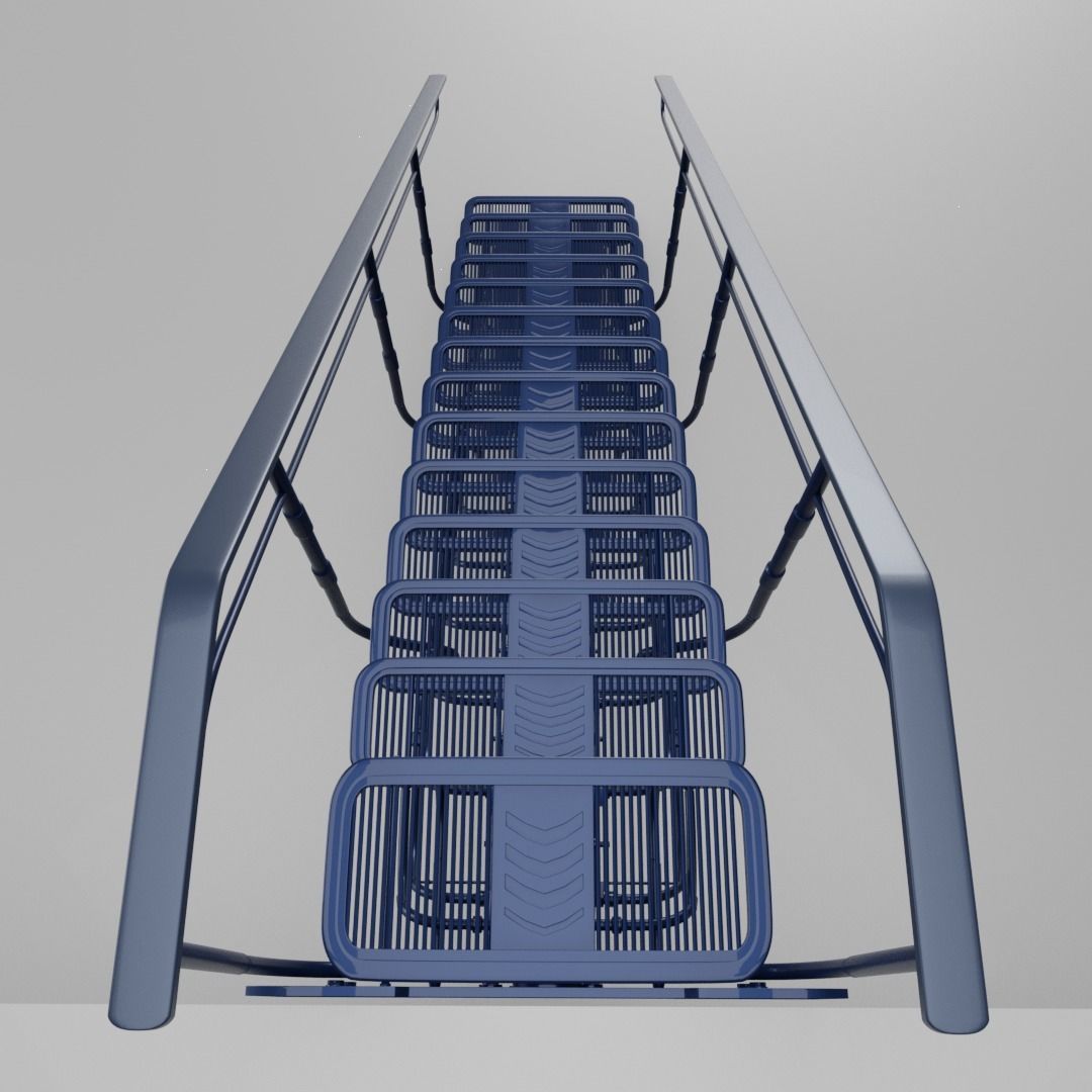 Sci Fi Stairs V1 3D model | CGTrader
