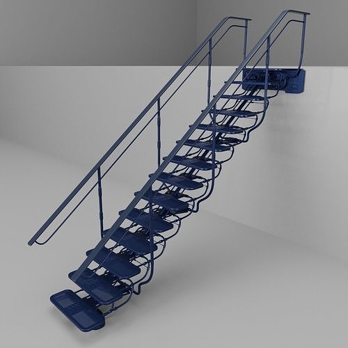 Sci Fi Stairs V1 3D model | CGTrader