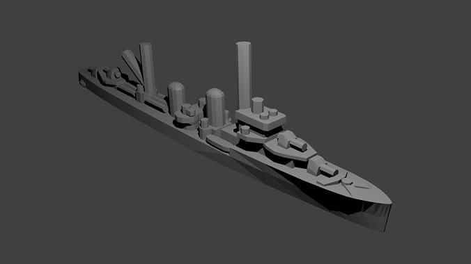 Dutch Admiralen Class Destroyer Warship 3D model 3D printable | CGTrader