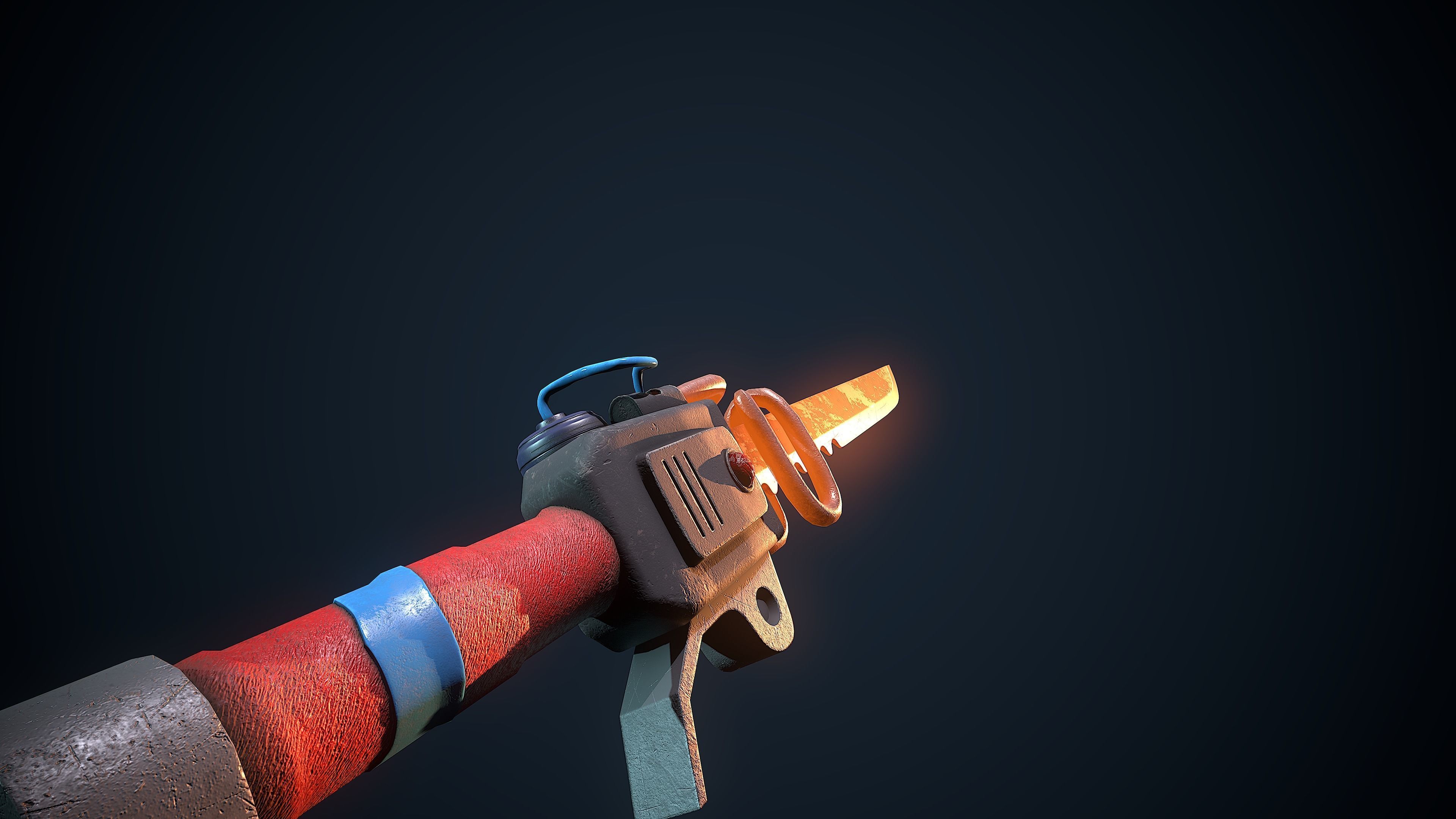 3D model Molten Sword VR / AR / low-poly | CGTrader