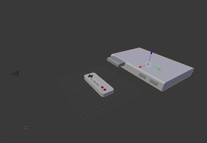 Retro Console 3D model | CGTrader