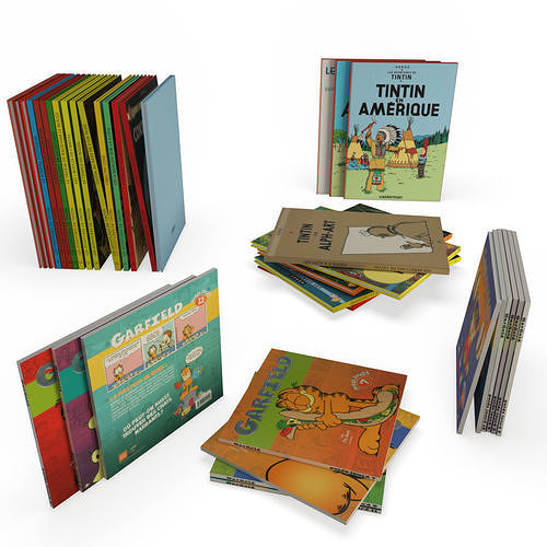 Books Comics 3D model | CGTrader