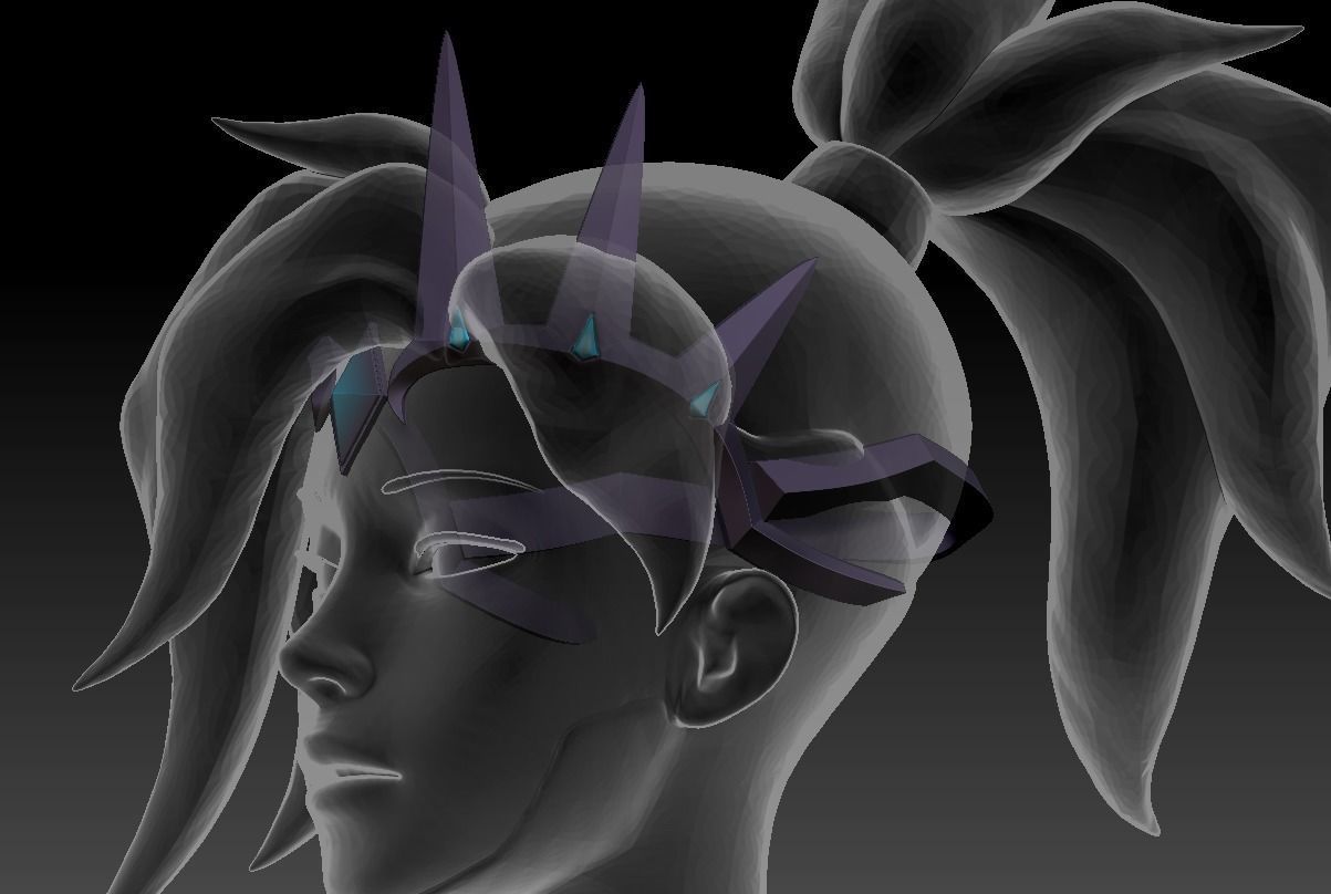 Crown Atlantic skin Mercy Overwatch 3D model 3D printable | CGTrader
