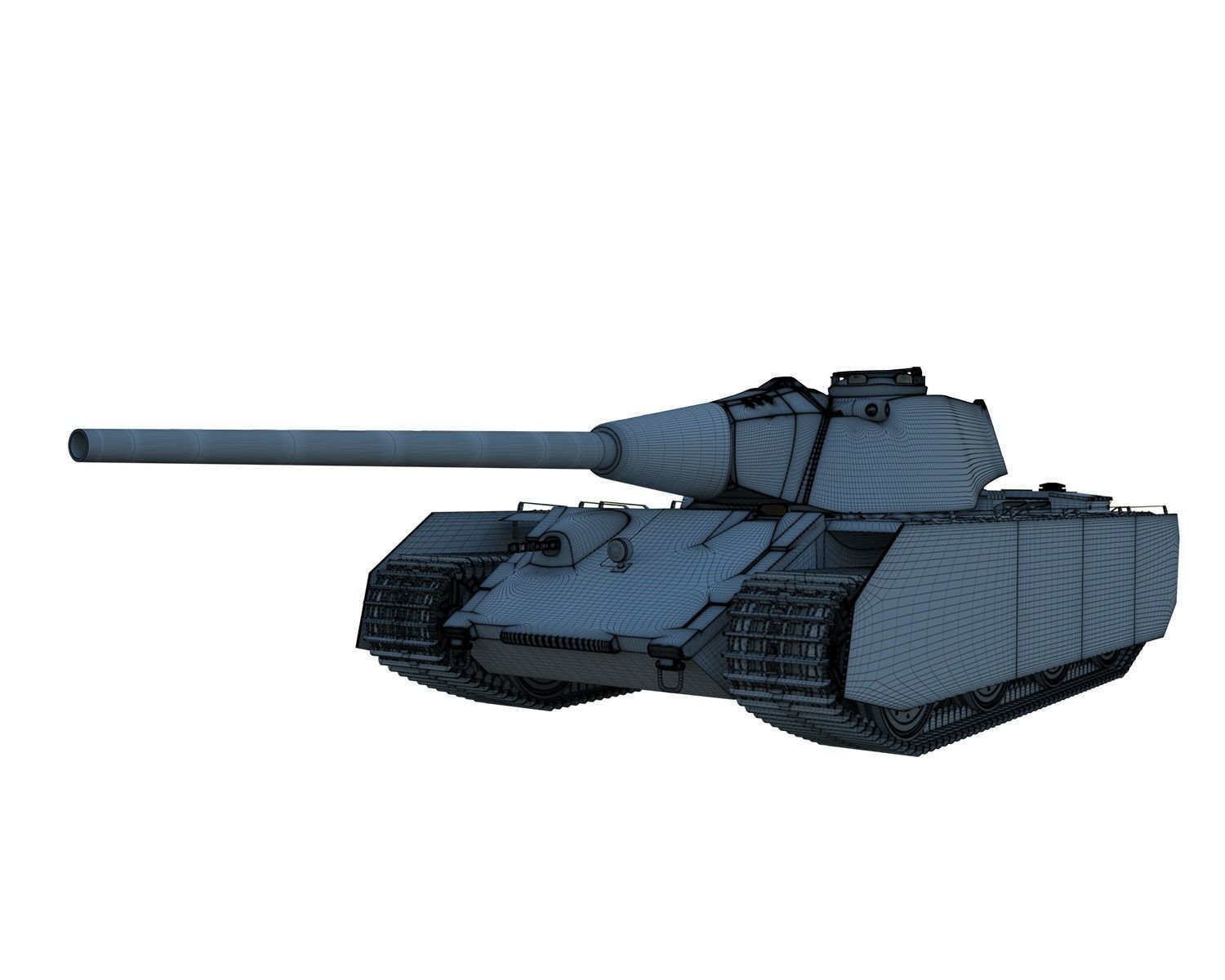 3D model German tank E79 Panther-III VR / AR / low-poly | CGTrader