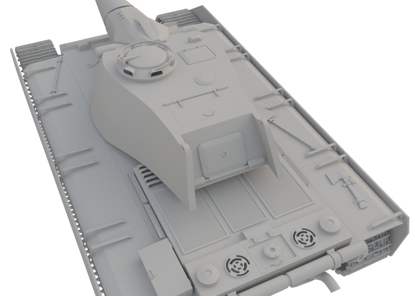 3D model German tank E79 Panther-III VR / AR / low-poly | CGTrader