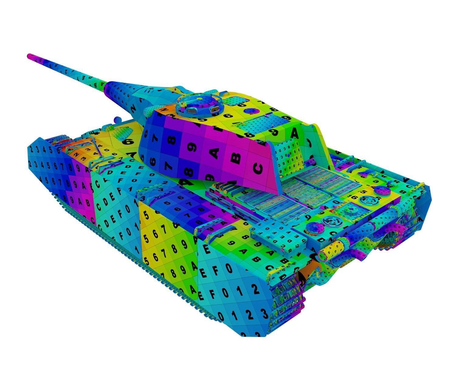 3D model German tank E79 Panther-III VR / AR / low-poly | CGTrader