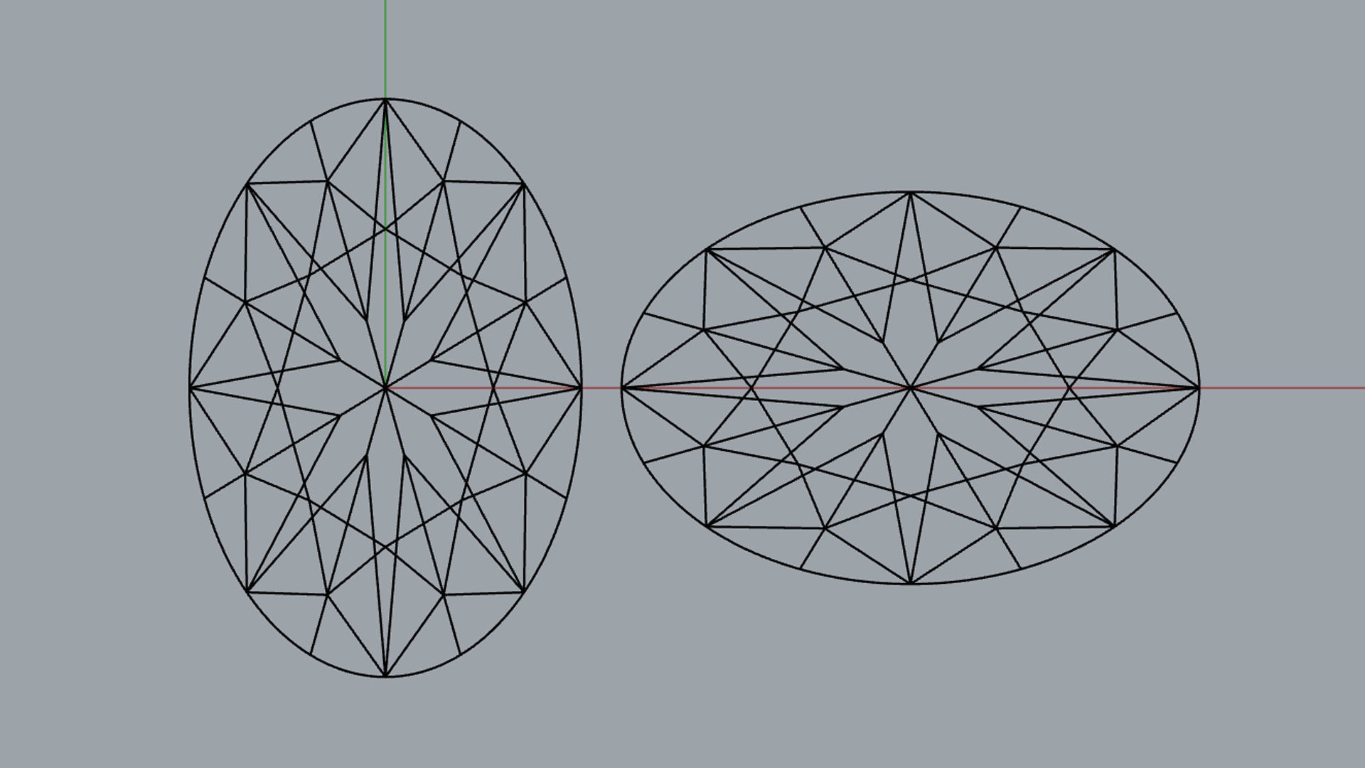 Diamond Oval 3D model | CGTrader