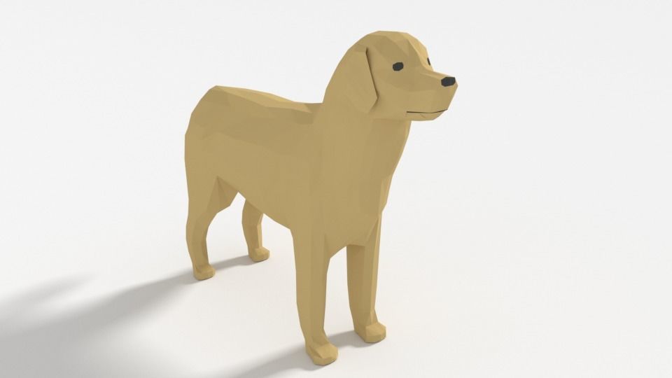 Low Poly Cartoon Dog Pack 3D Model Collection | CGTrader