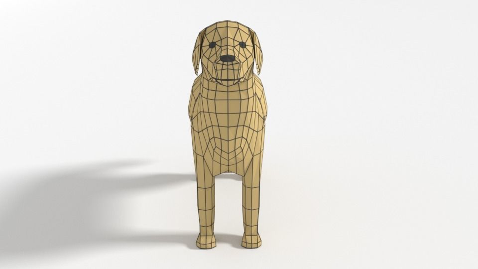 Low Poly Cartoon Dog Pack 3D Model Collection | CGTrader