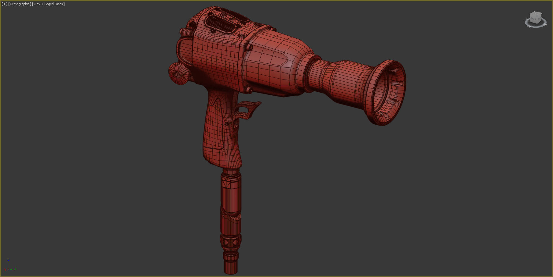 Wheel Gun Paoli Hurricane 3D model | CGTrader