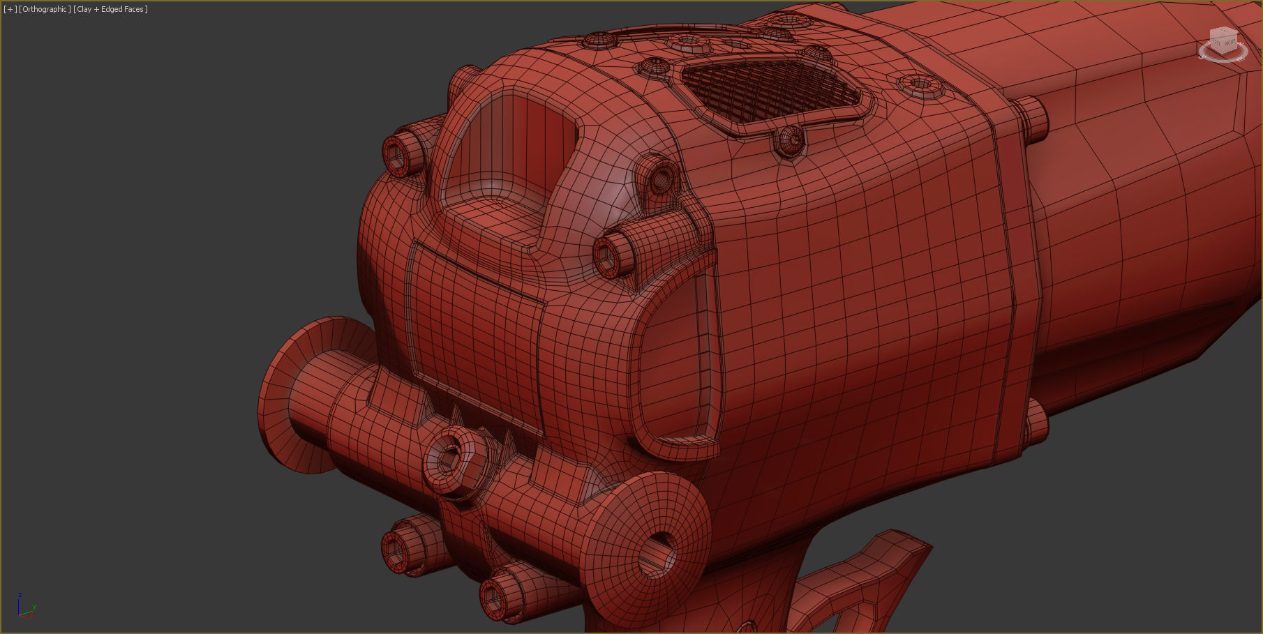 Wheel Gun Paoli Hurricane 3D model | CGTrader