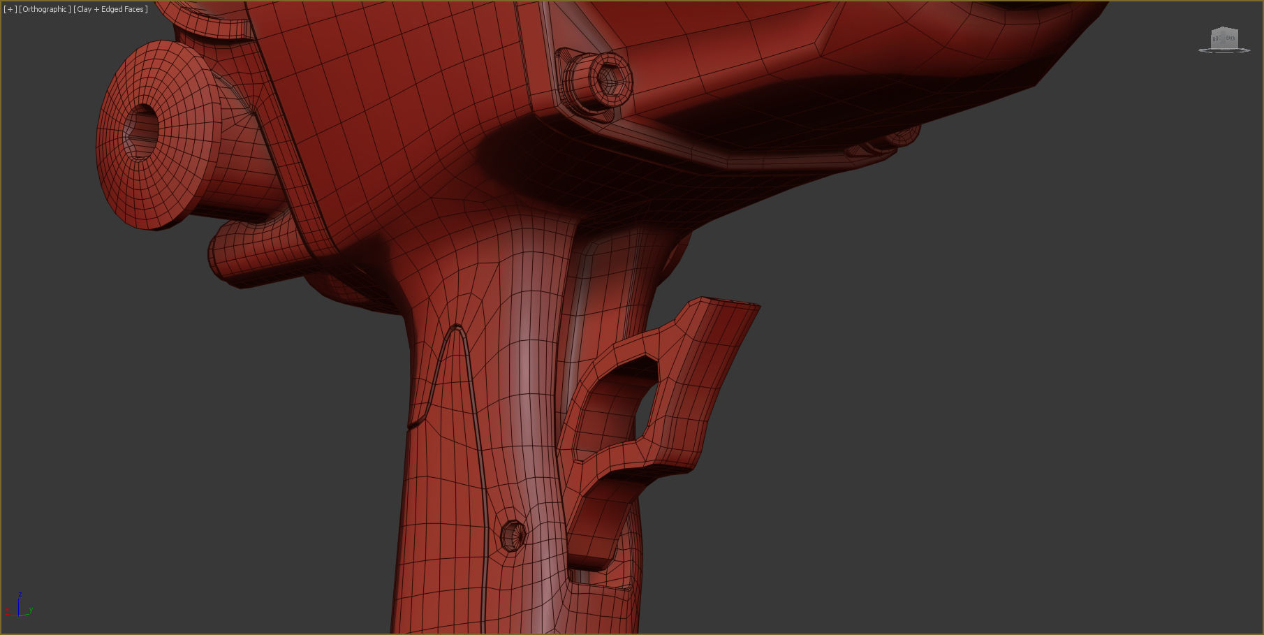 Wheel Gun Paoli Hurricane 3D model | CGTrader