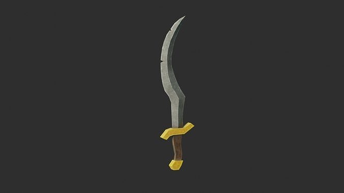 3D model Stylized Medieval Sword 2 VR / AR / low-poly | CGTrader