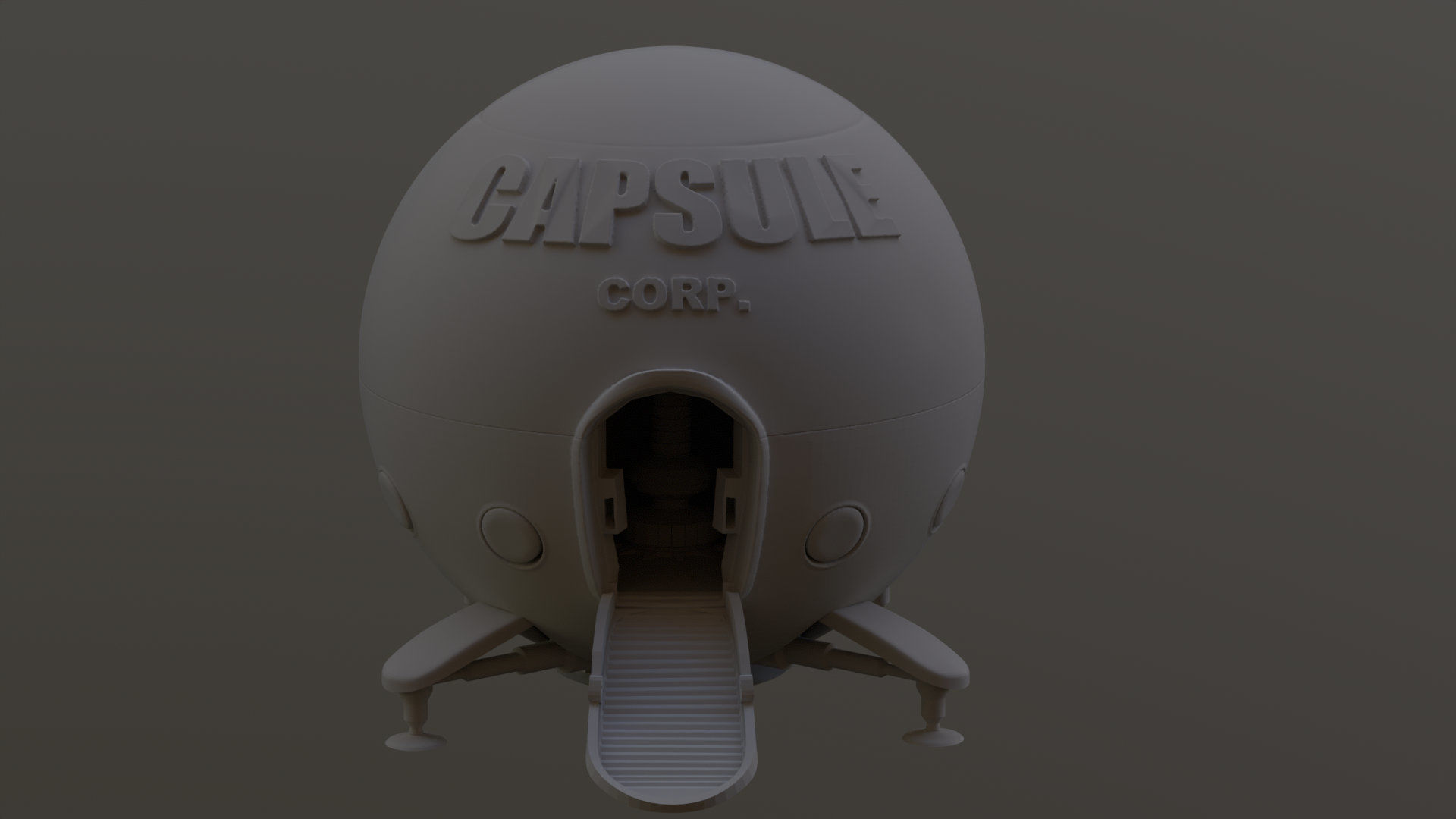 Capsule Corporation Spaceship 3D Printable 3D model 3D printable | CGTrader