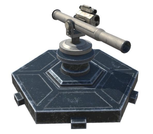 3D model Modern Unmanned Turrets v2 VR / AR / low-poly | CGTrader