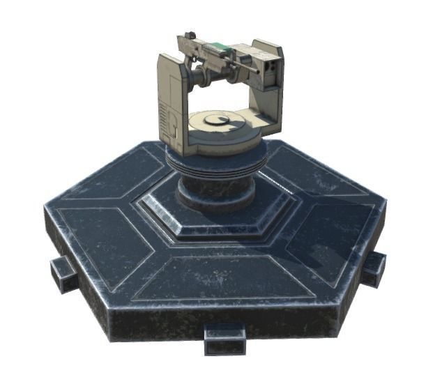 3D model Modern Unmanned Turrets v2 VR / AR / low-poly | CGTrader
