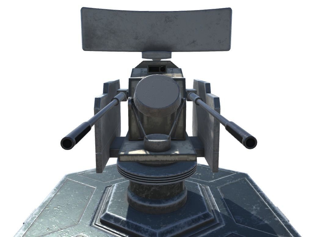3D model Modern Unmanned Turrets v2 VR / AR / low-poly | CGTrader