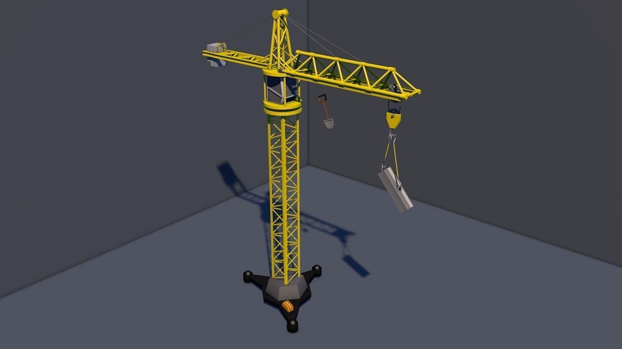 3D asset Crane | CGTrader