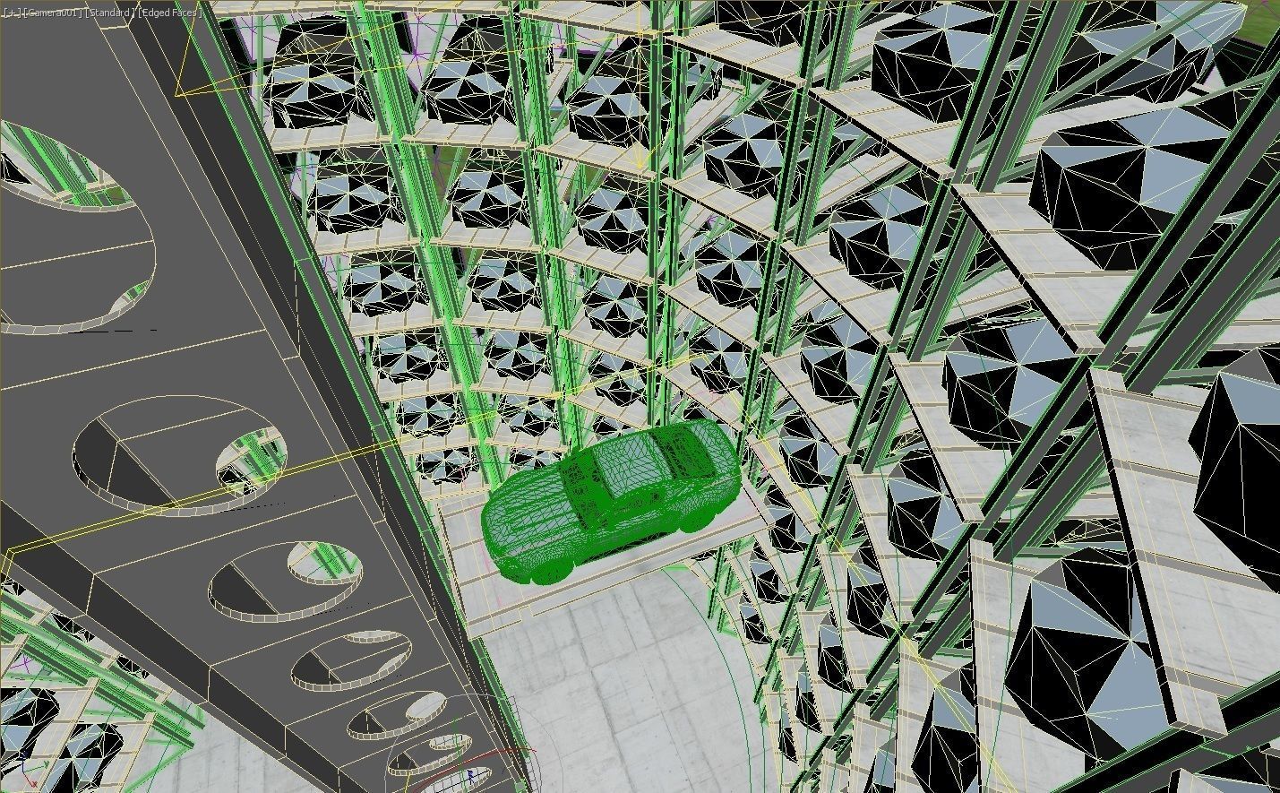 Car Park Models - Volkswagen Parking Lot Towers - Museum Concept 3D ...