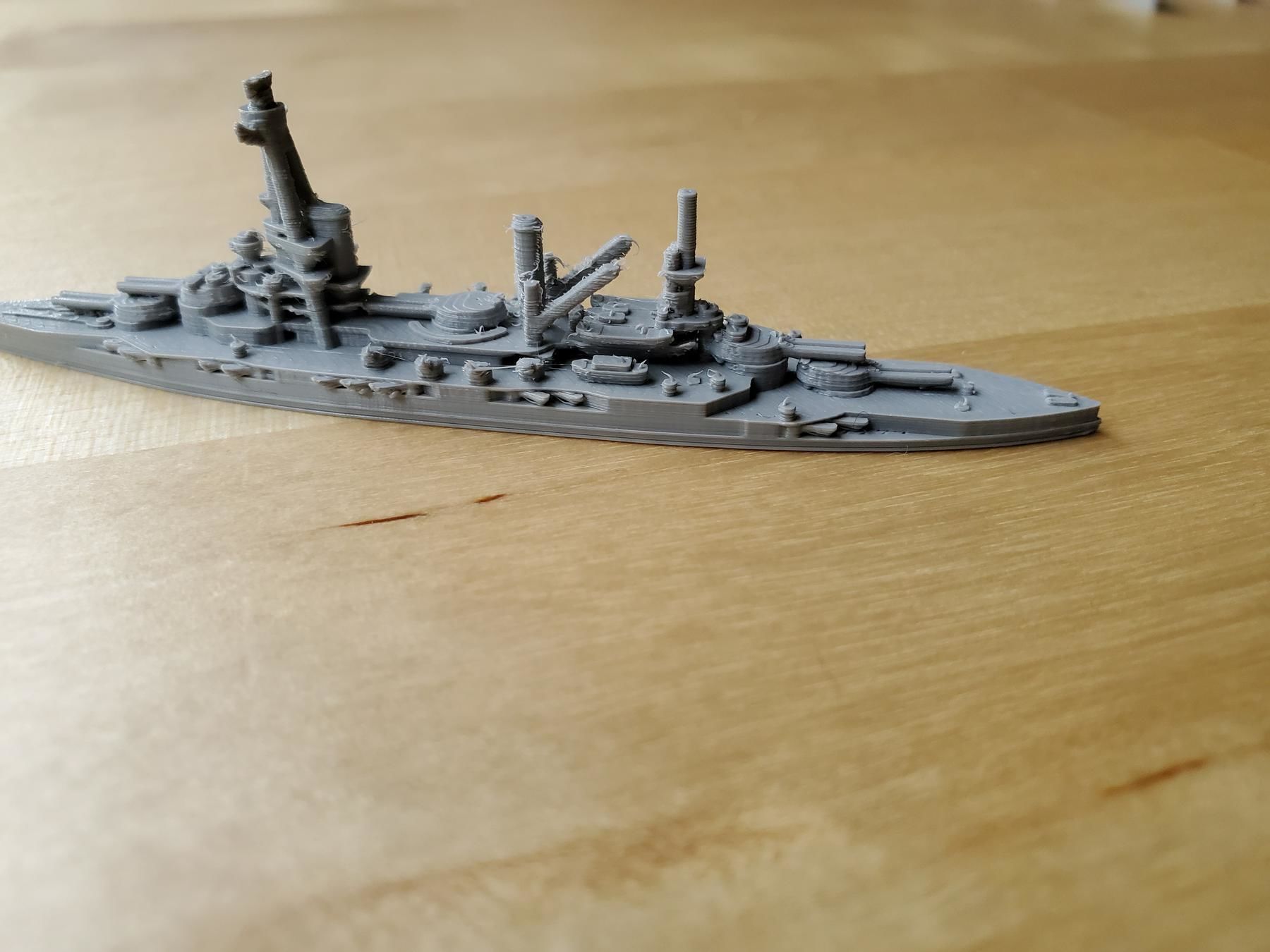 French Bretagne-Class Battleship 3D model 3D printable | CGTrader