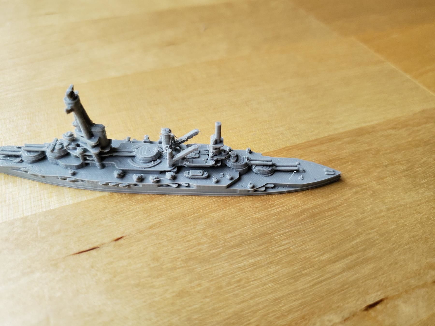 French Bretagne-Class Battleship 3D model 3D printable | CGTrader