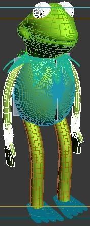 3D model Kermit frog from muppets VR / AR / low-poly | CGTrader