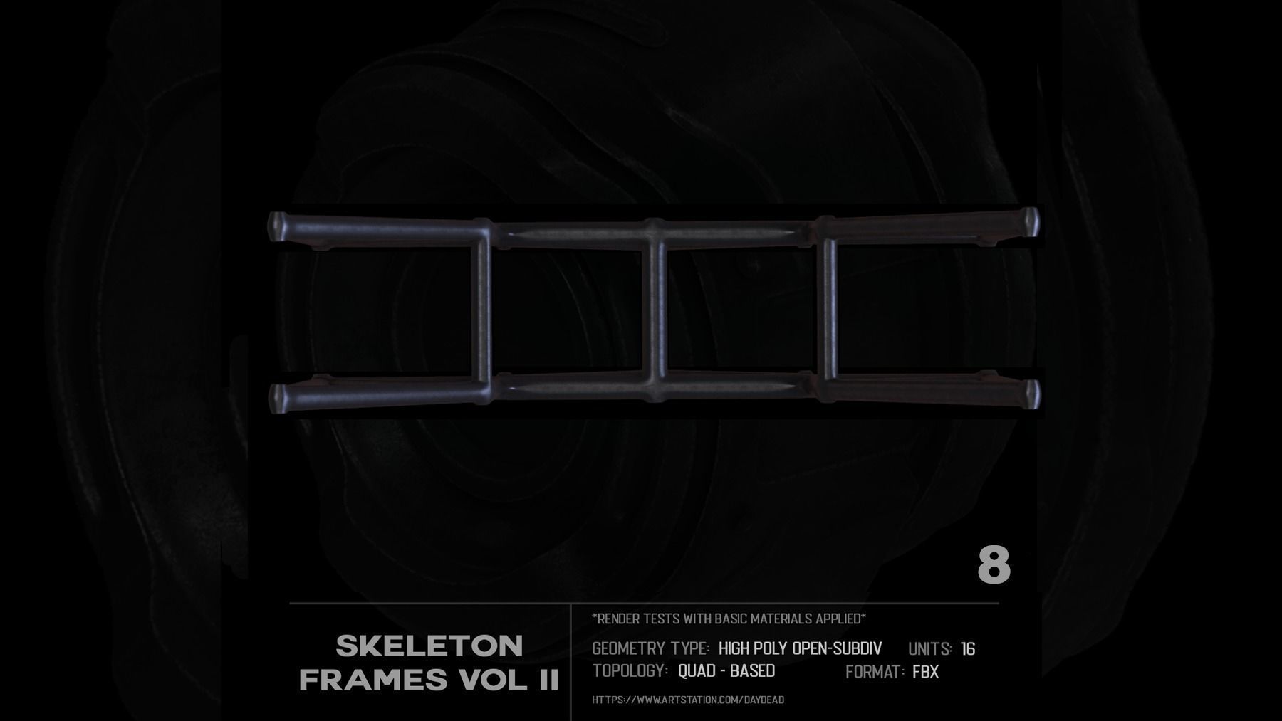 16 Skeleton frames Vol II SUBD 3D model | CGTrader