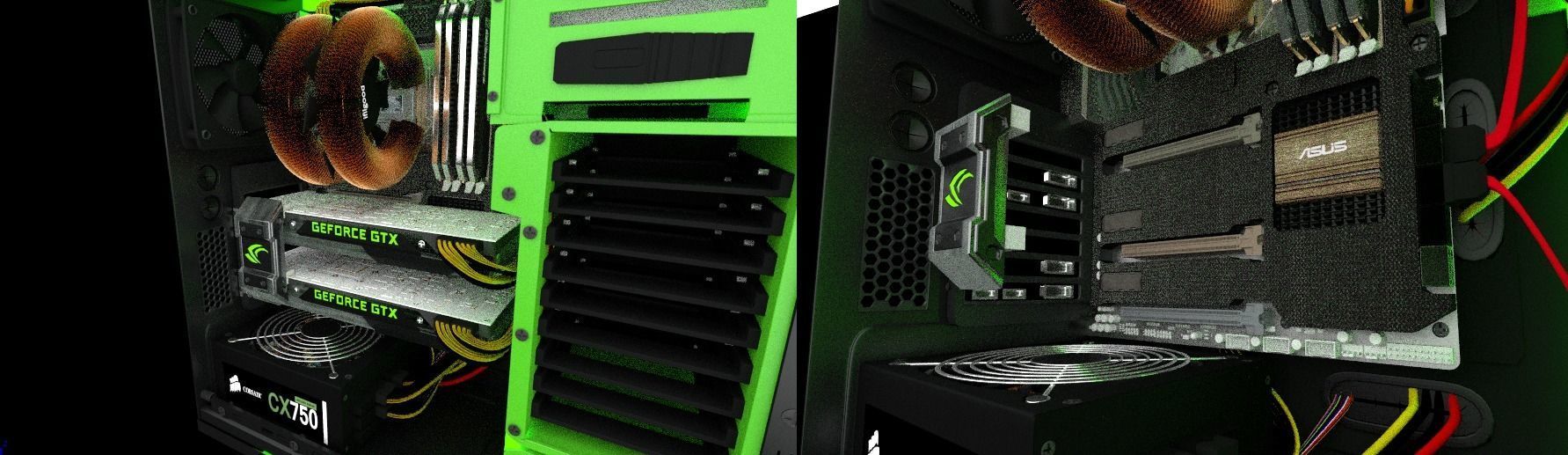 Game PC 3D model | CGTrader