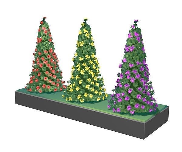 Flower tree 3D model | CGTrader